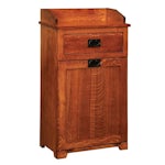 Amish Tilt Out Trash Bins | Solid Wood & Durable |DutchCrafters