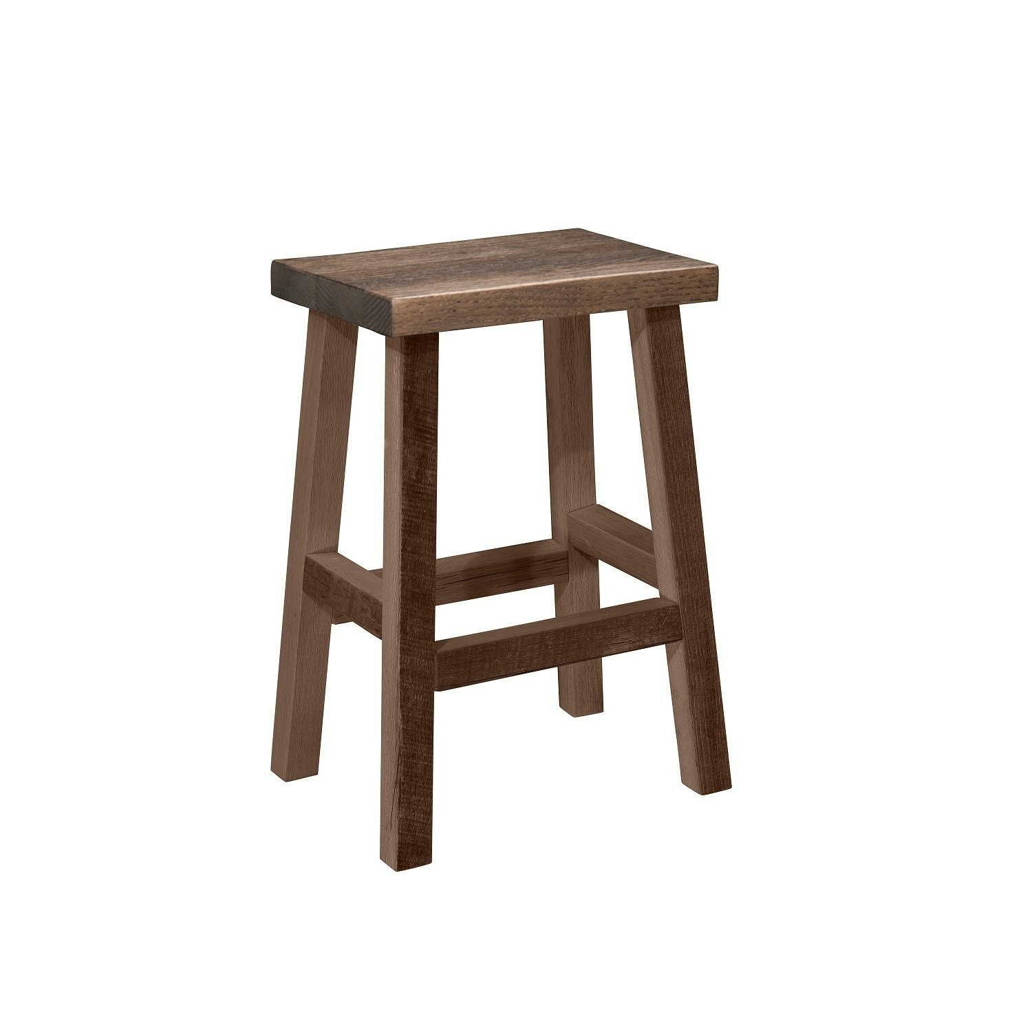 Amish Reclaimed Barnwood Bar Stools from DutchCrafters Amish Furniture