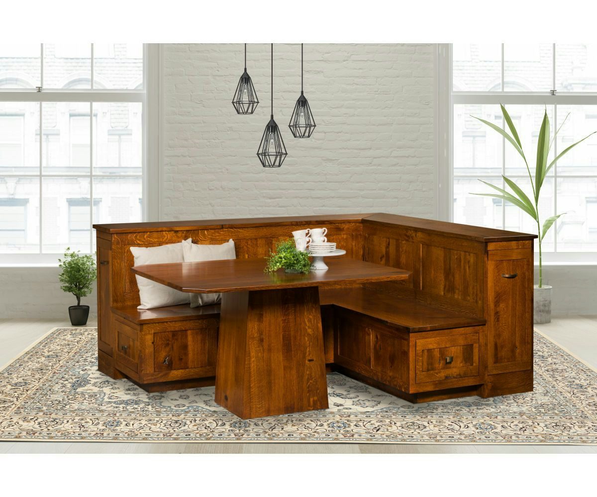 Newport Breakfast Nook Dining Set from DutchCrafters Amish Furniture