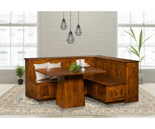 Newport Breakfast Nook Dining Set from DutchCrafters Amish Furniture