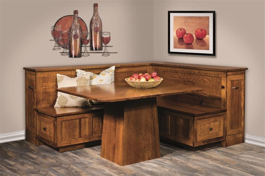 Contemporary Breakfast Nook Dining Set | DutchCrafters