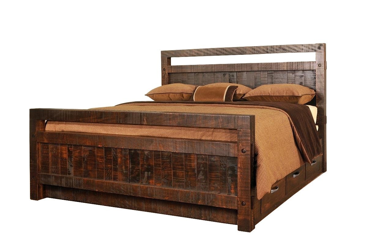 Timber Storage Bed from DutchCrafters Amish Furniture
