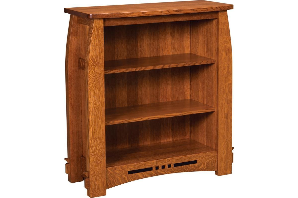 Custom Colebrook Mission Bookcase from DutchCrafters Amish Furniture
