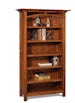 Solid Wood Bookcases from DutchCrafters Amish Furniture