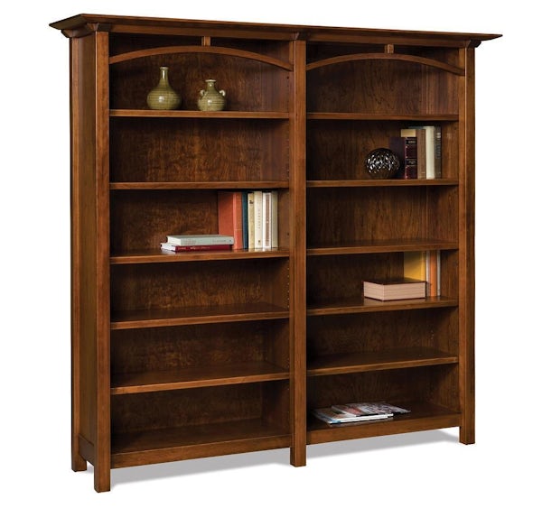 Solid Wood Amish Bookcases - Quality Made | DutchCrafters