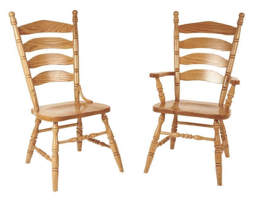 Corral Ladderback Dining Chair from DutchCrafters Amish Furniture