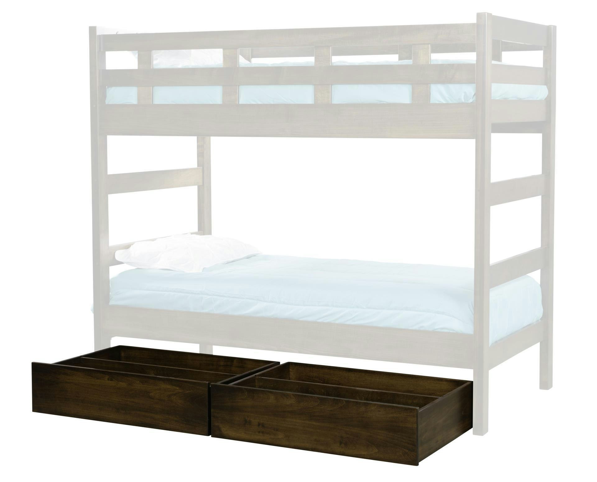 Twin Over Twin Convertible Bunk Beds from DutchCrafters Amish
