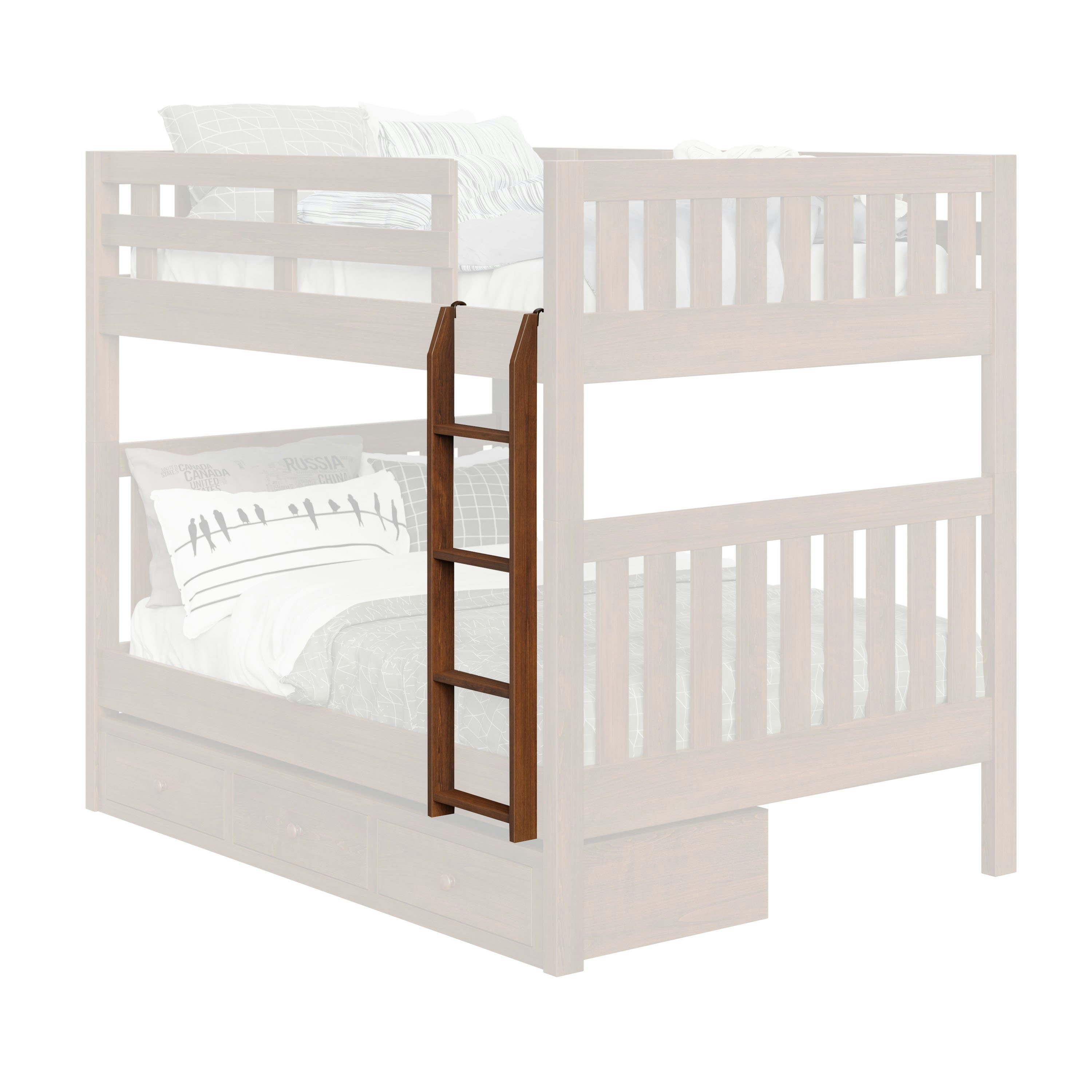 Twin Over Twin Convertible Bunk Beds from DutchCrafters Amish