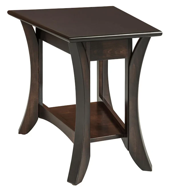 Alsace Wedge Shaped End Table from DutchCrafters Amish Furniture