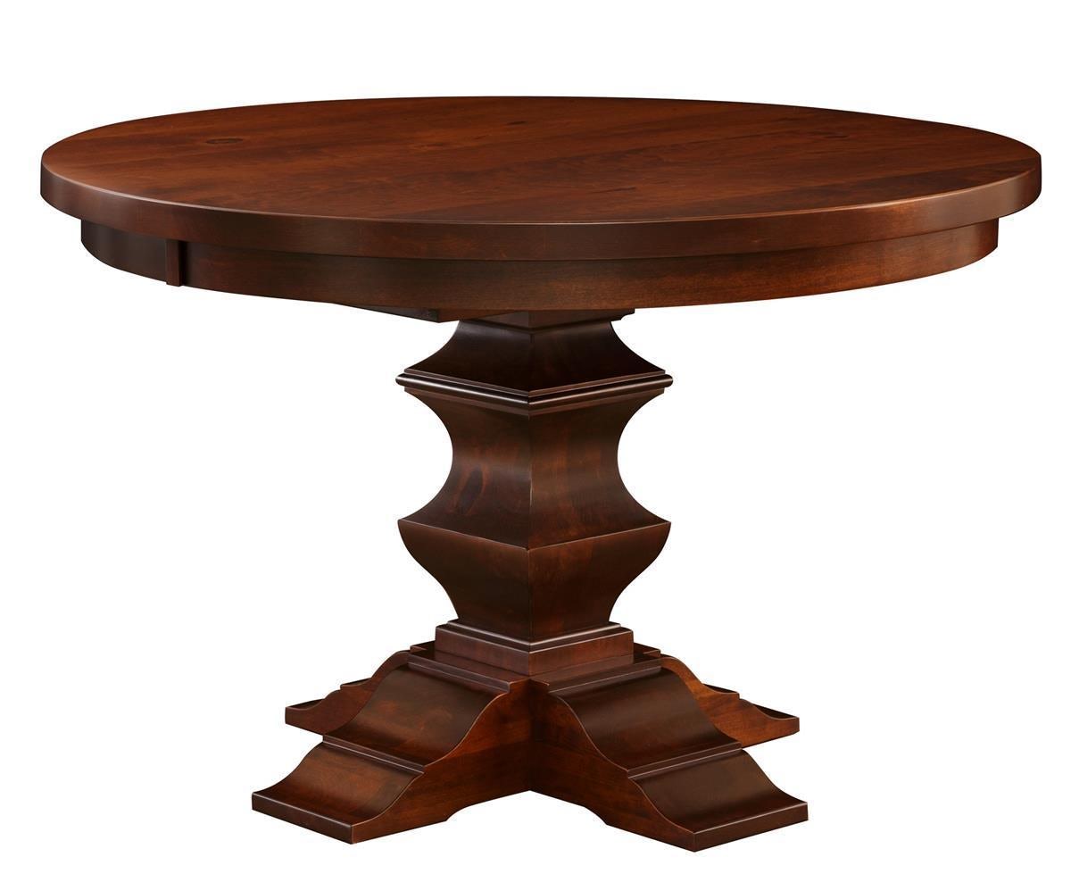 Enderlin Solid Wood Pedestal Dining Table from DutchCrafters Amish