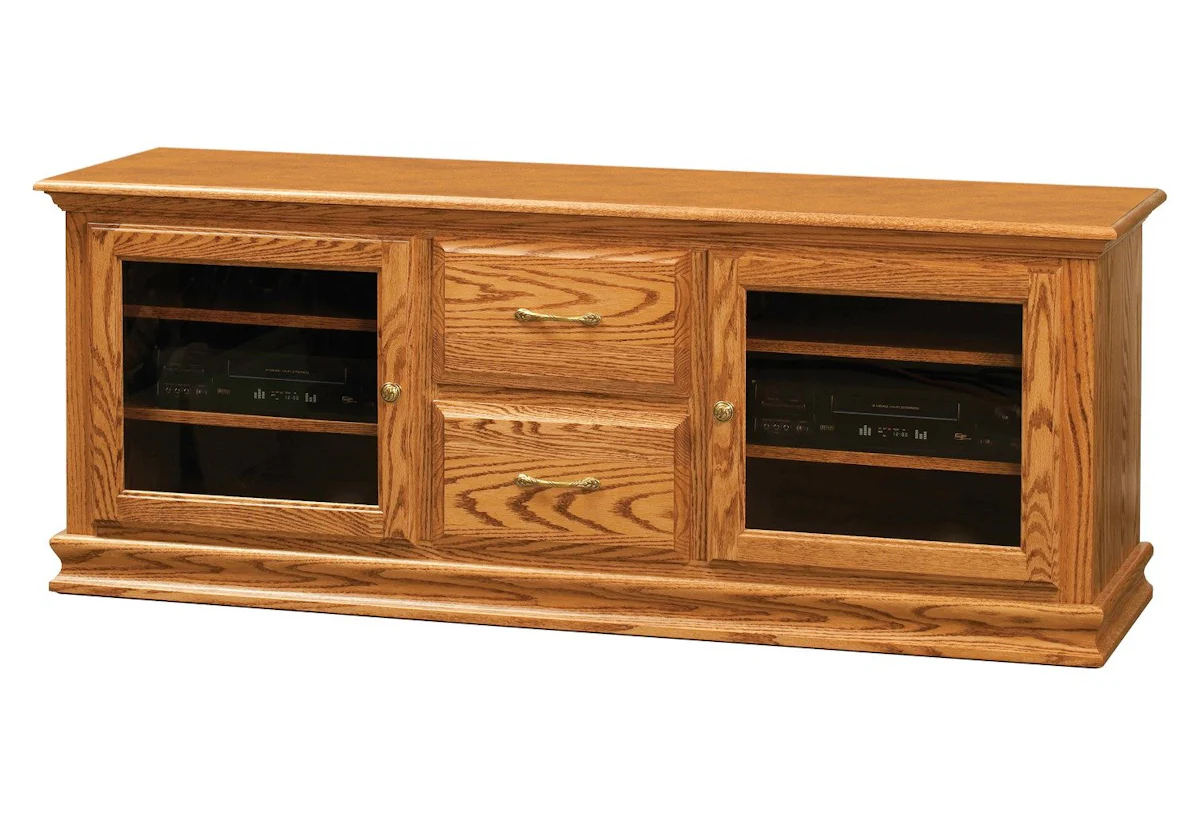 Cochran 65" Traditional TV Stand from DutchCrafters Amish Furniture