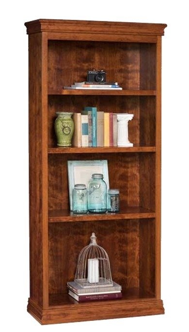 Solid Wood Bookshelf from DutchCrafters Amish Furniture
