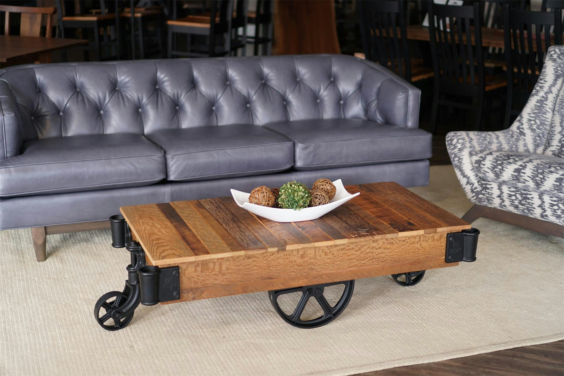 Urban Railroad Cart Coffee Table from DutchCrafters Amish Furniture
