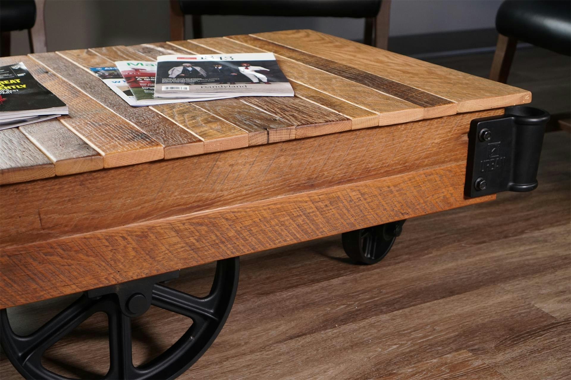 Urban Railroad Cart Coffee Table from DutchCrafters Amish Furniture