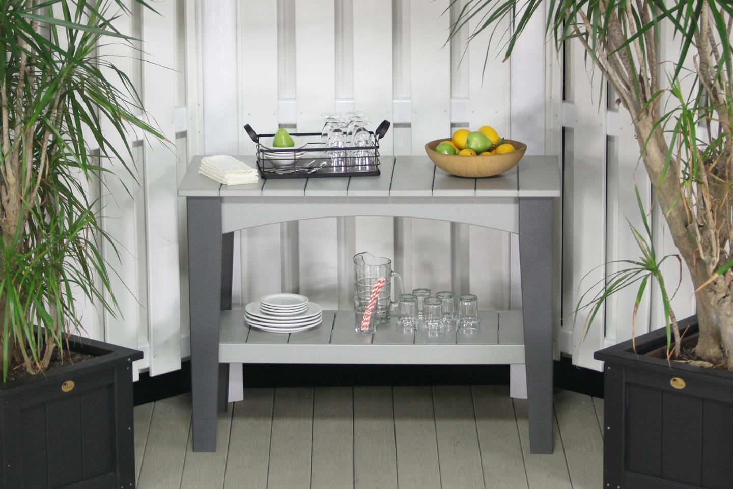 LuxCraft Island Poly Buffet Table from DutchCrafters Amish Furniture