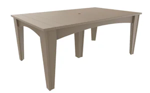 Amish Outdoor Wood and Poly Dining Tables from DutchCrafters Amish