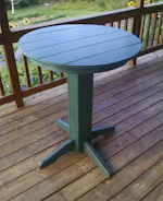 Amish Made Outdoor Wood and Poly Pub Tables from DutchCrafters Amish