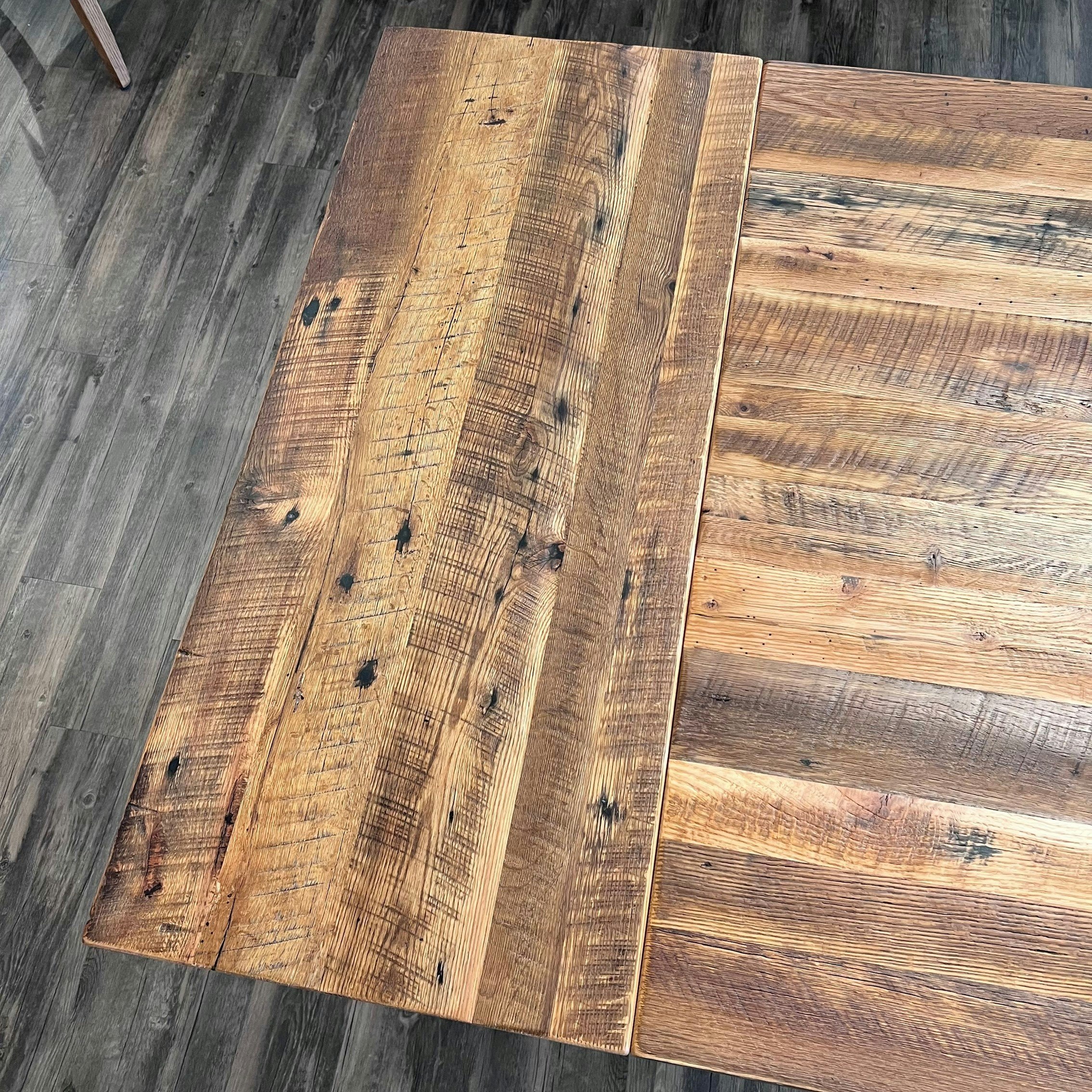 Bristol Barnwood Dining Table from DutchCrafters Amish Furniture