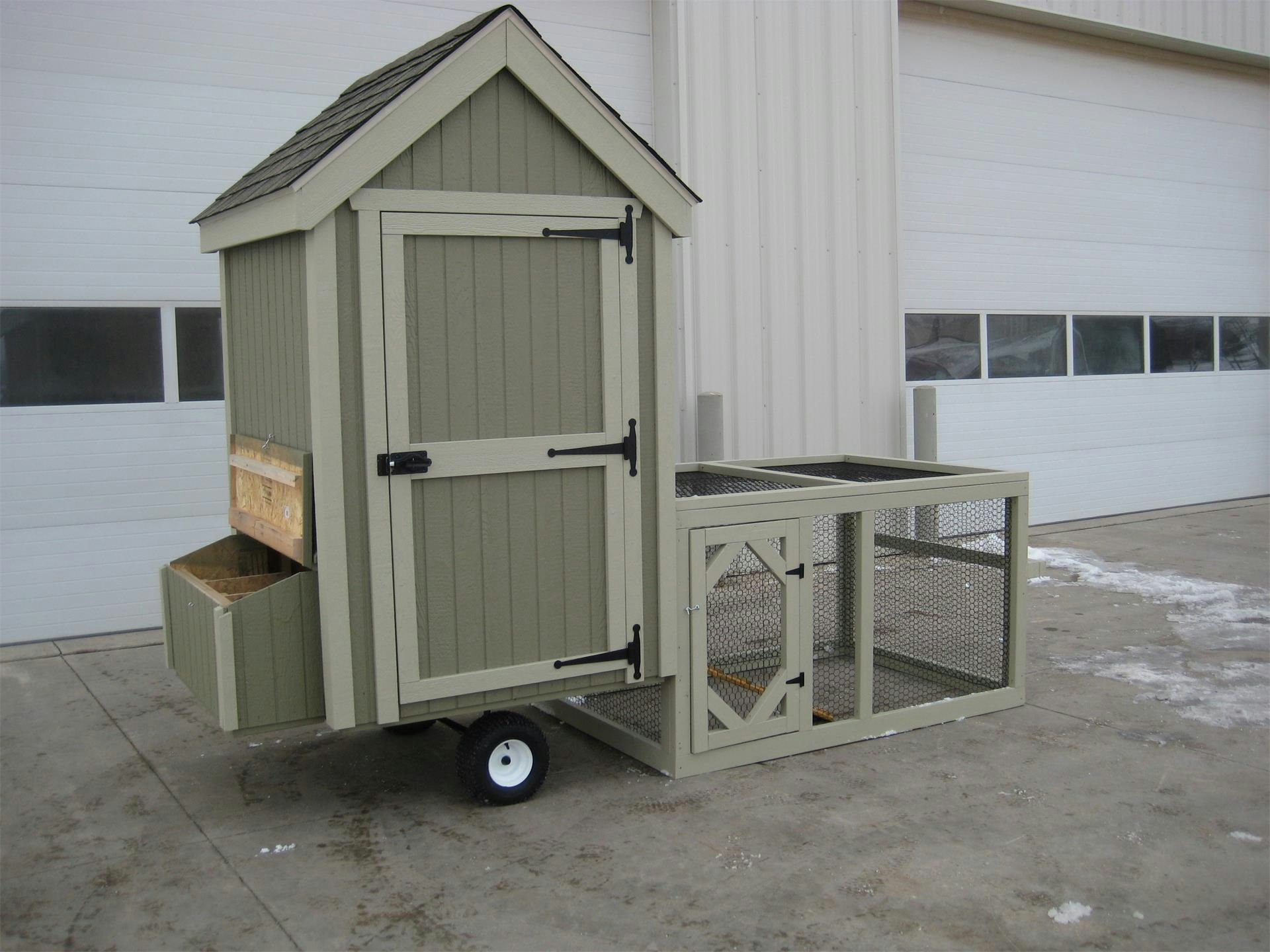 Gable Run Chicken Coop Kit from DutchCrafters