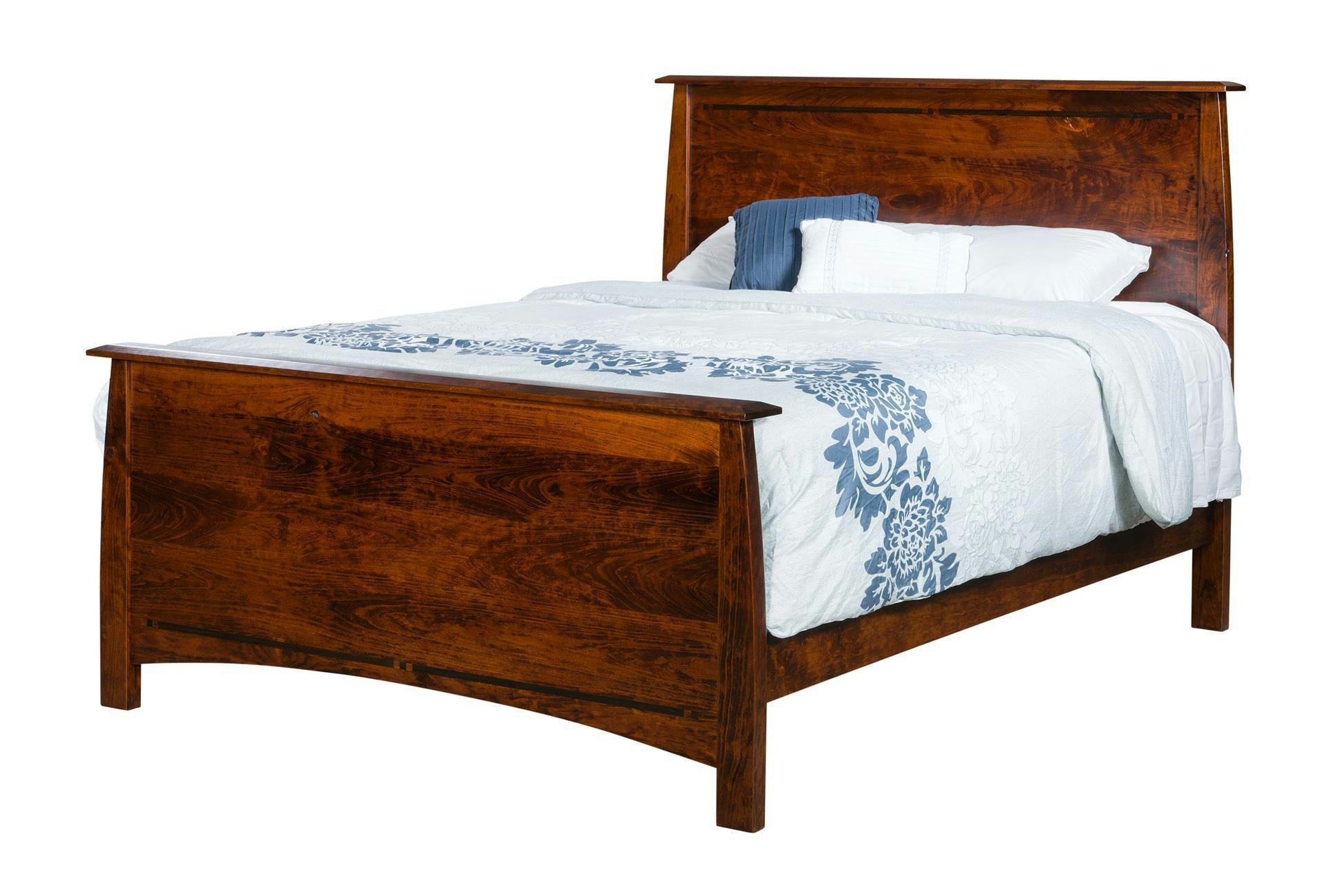 Oak Wood Mission Bed from DutchCrafters Amish Furniture
