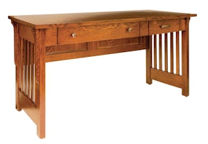 Churchill Mission Style Writing Desk From DutchCrafters Amish