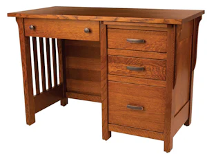 Quality Amish Solid Wood Writing Desk by DutchCrafters Amish Furniture
