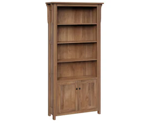 Solid Wood Amish Bookcases - Quality Made | DutchCrafters