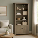 Solid Wood Amish Bookcases - Quality Made | DutchCrafters