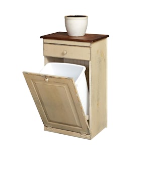 Amish Tilt Out Trash Bins | Solid Wood & Durable |DutchCrafters