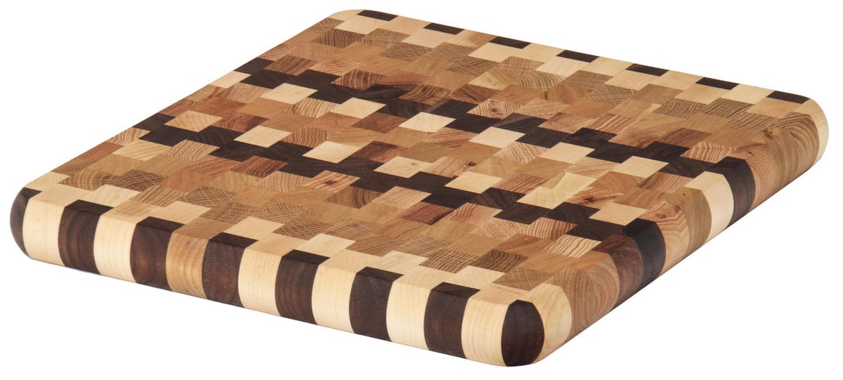 End Grain Checked Large Cutting Board From DutchCrafters Amish