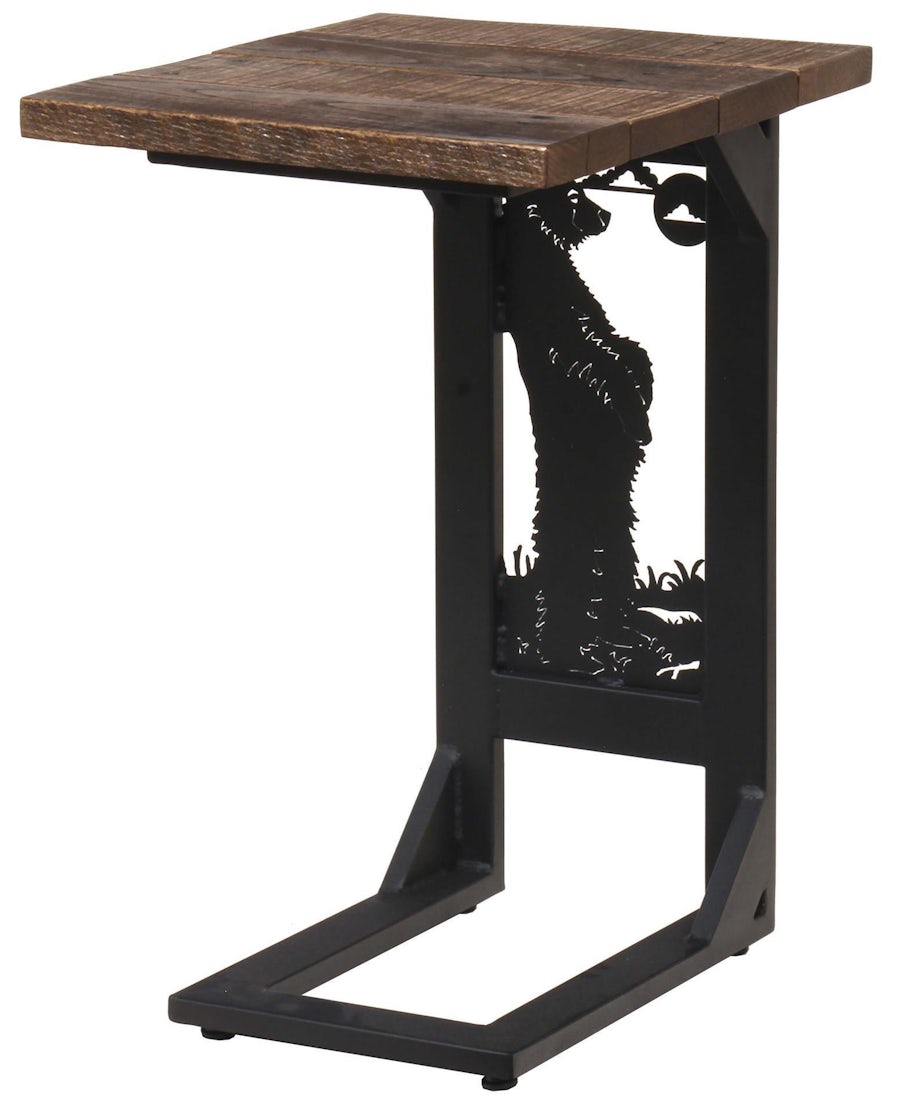 Regular Rustic Sofa Server with Bear From DutchCrafters