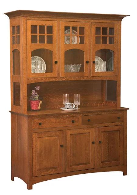 Solid Wood Dining Room Hutches | Amish Made | DutchCrafters