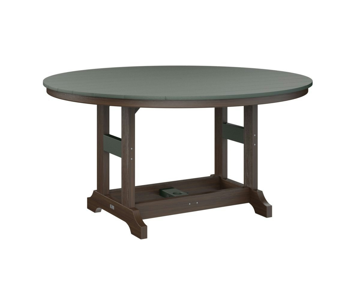 Berlin Gardens Garden Classic 60" Round Dining Poly Patio Table from