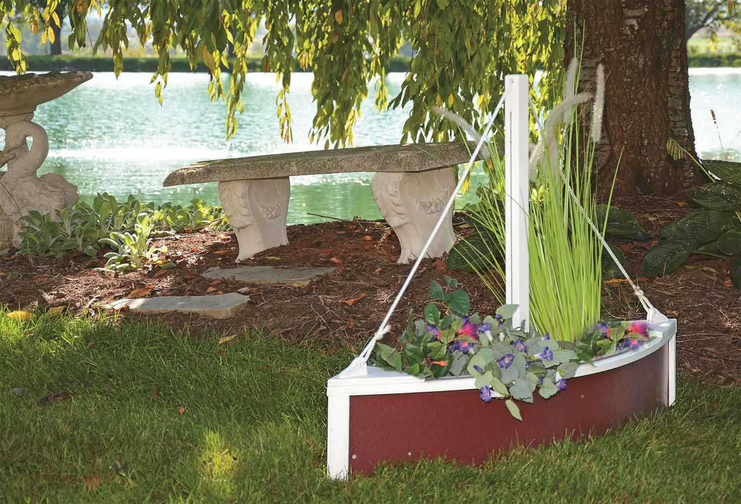 Poly Sailboat Planter Box by DutchCrafters Amish Furniture
