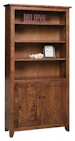 Solid Wood Amish Bookcases - Quality Made | DutchCrafters