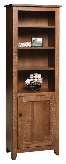 Solid Wood Amish Bookcases - Quality Made | DutchCrafters