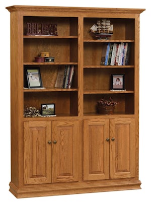 Solid Wood Amish Bookcases - Quality Made | DutchCrafters