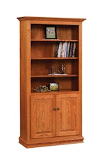 Solid Wood Amish Bookcases - Quality Made | DutchCrafters