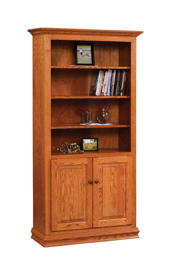 Solid Wood Amish Bookcases - Quality Made | DutchCrafters