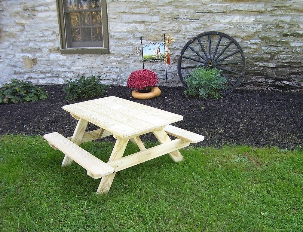 Pine Kids Wooden Table