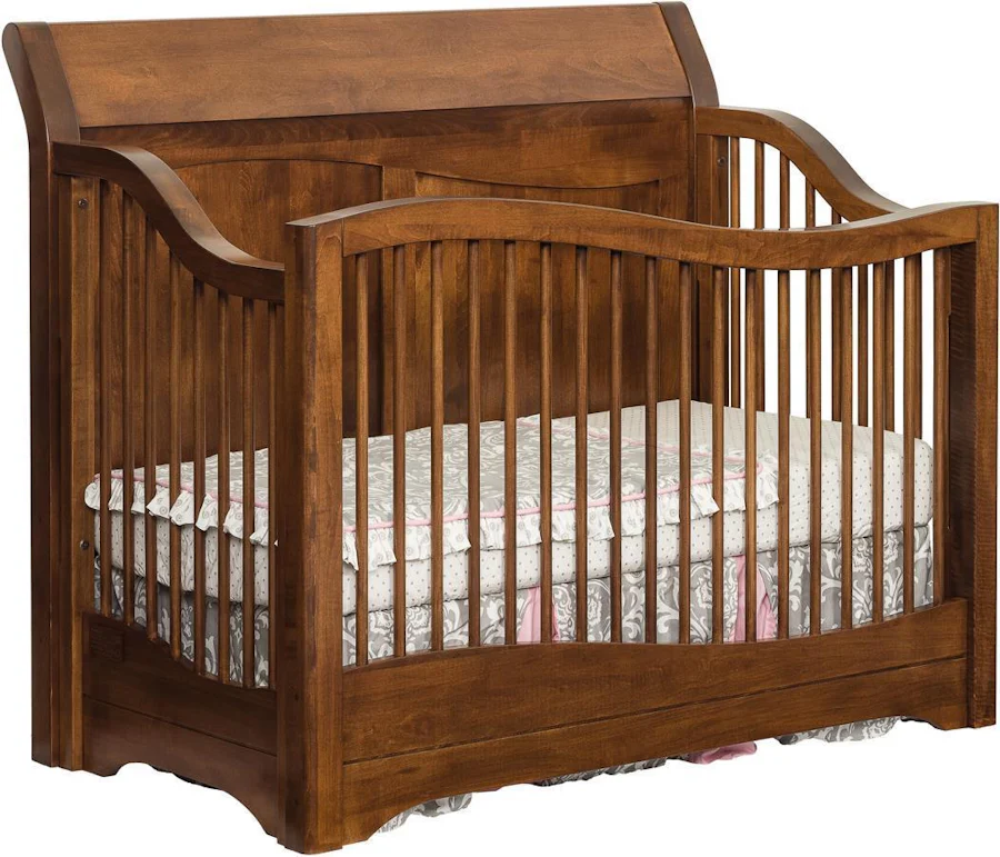Arena Cove Convertible Crib from DutchCrafters Amish Furniture