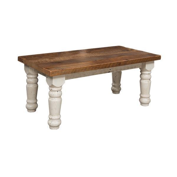 Farmhouse Reclaimed Barn Wood Coffee Table from DutchCrafters Amish