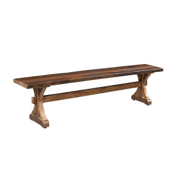 Bristol Barnwood Bench from DutchCrafters Amish Furniture