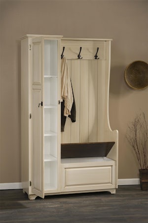 47" Entryway Hall Tree Bench from DutchCrafters Amish Furniture