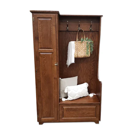 Amish Hall Trees | Solid Wood Entryway Storage