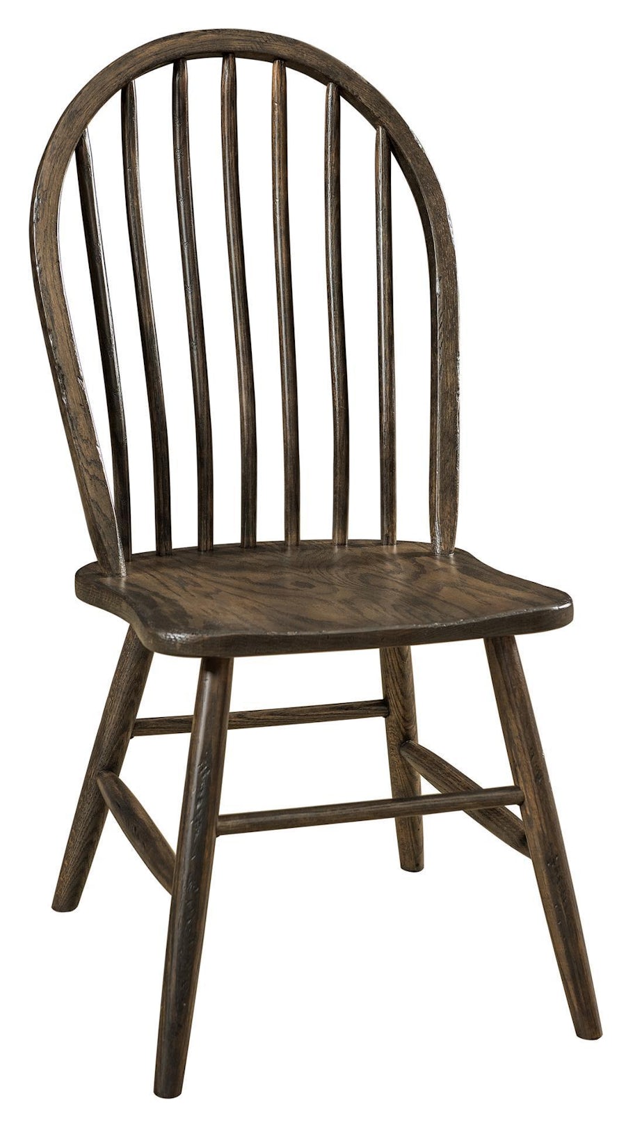 Solid Wood American Amish Windsor Dining Chair - DutchCrafters
