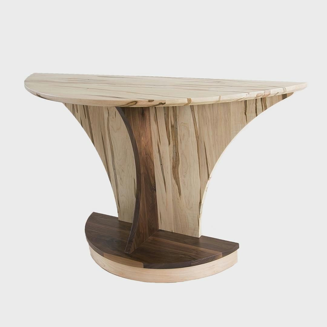 Coventry Half Round End Table from DutchCrafters Amish Furniture