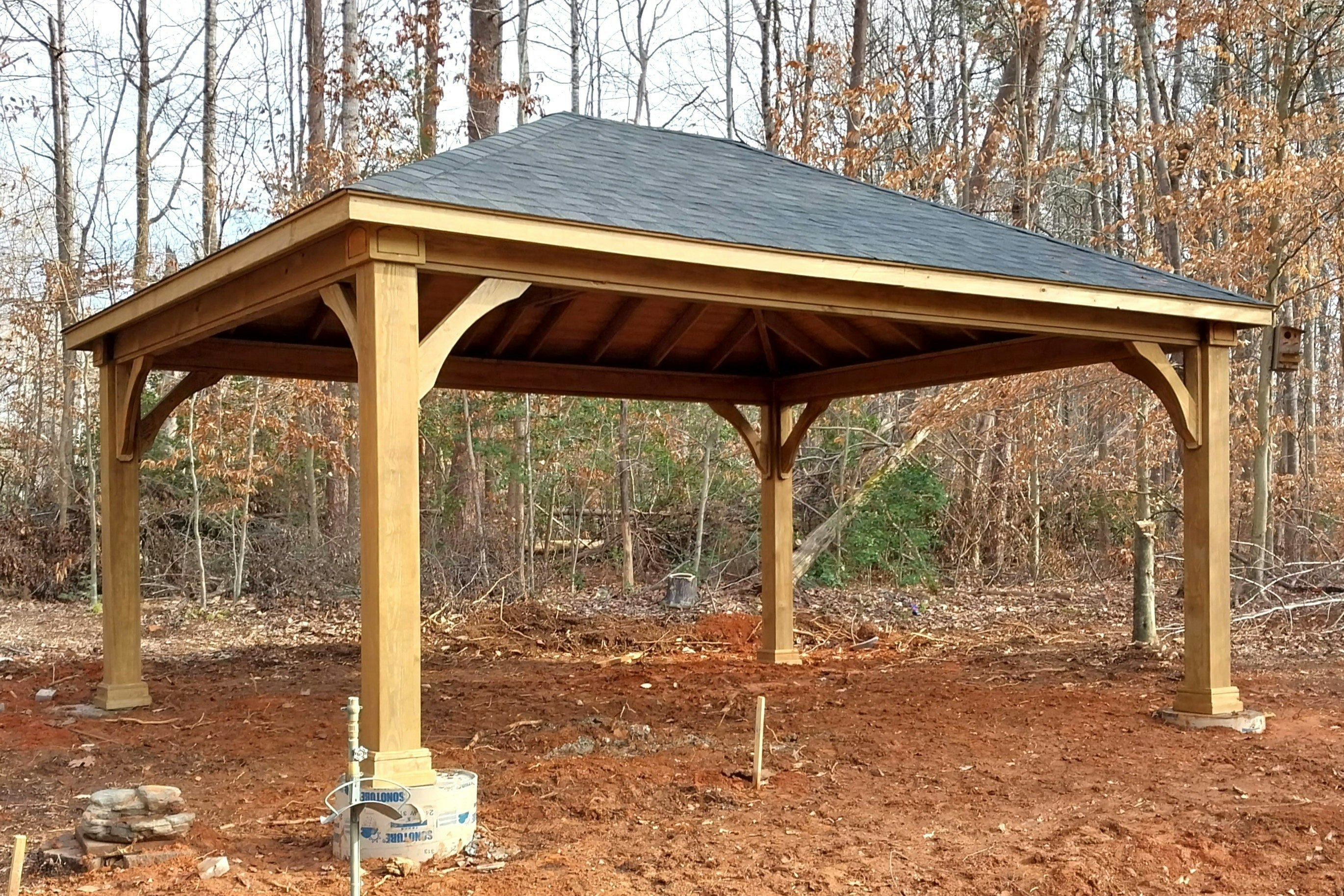 Amish Handcrafted Wood Pavilion Kit Made in USA | DutchCrafters