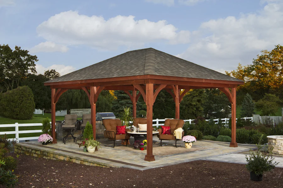 Amish Handcrafted Wood Pavilion Kit Made in USA | DutchCrafters