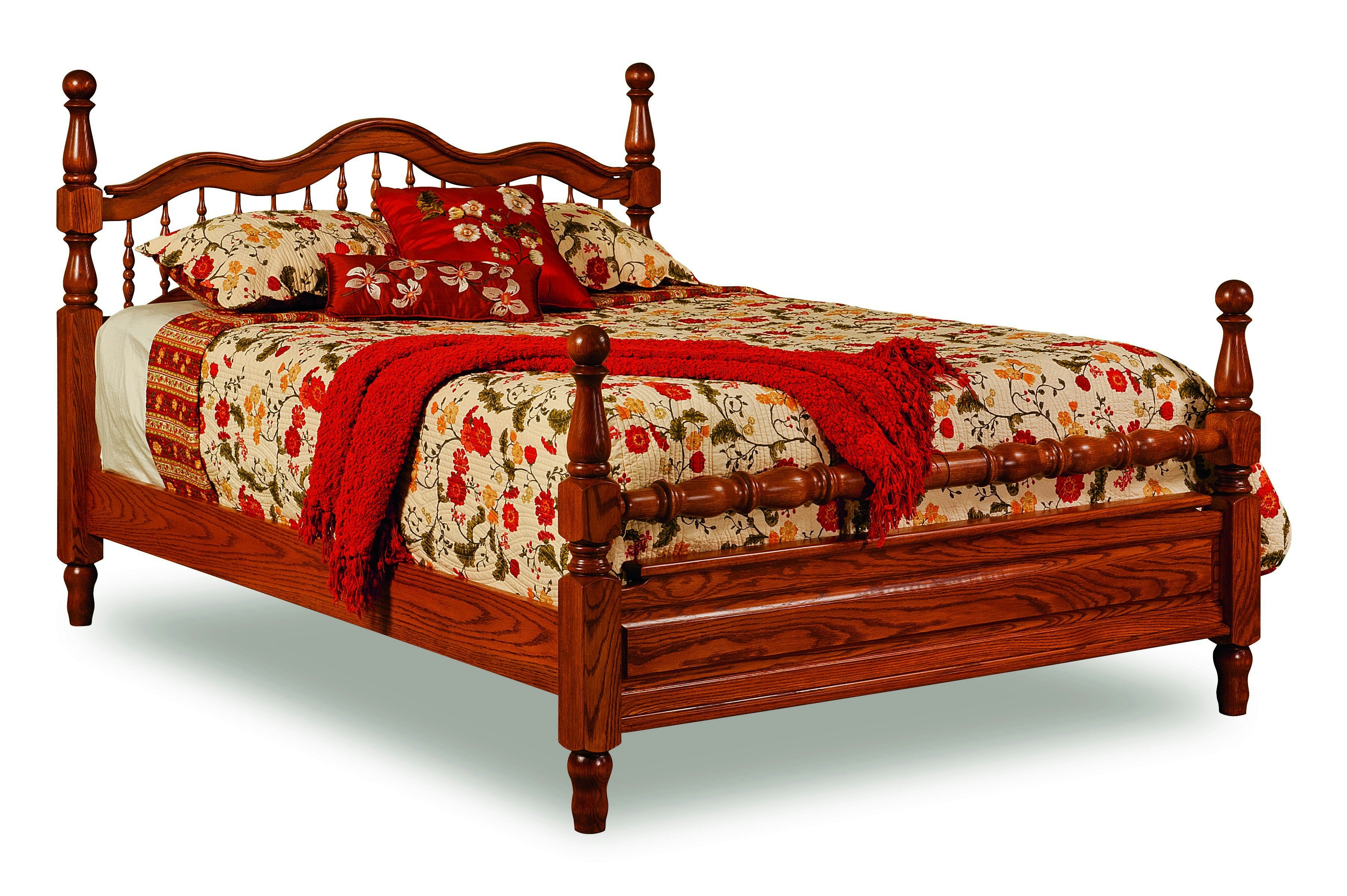 Heritage Spindle Post Bed from DutchCrafters Amish Furniture